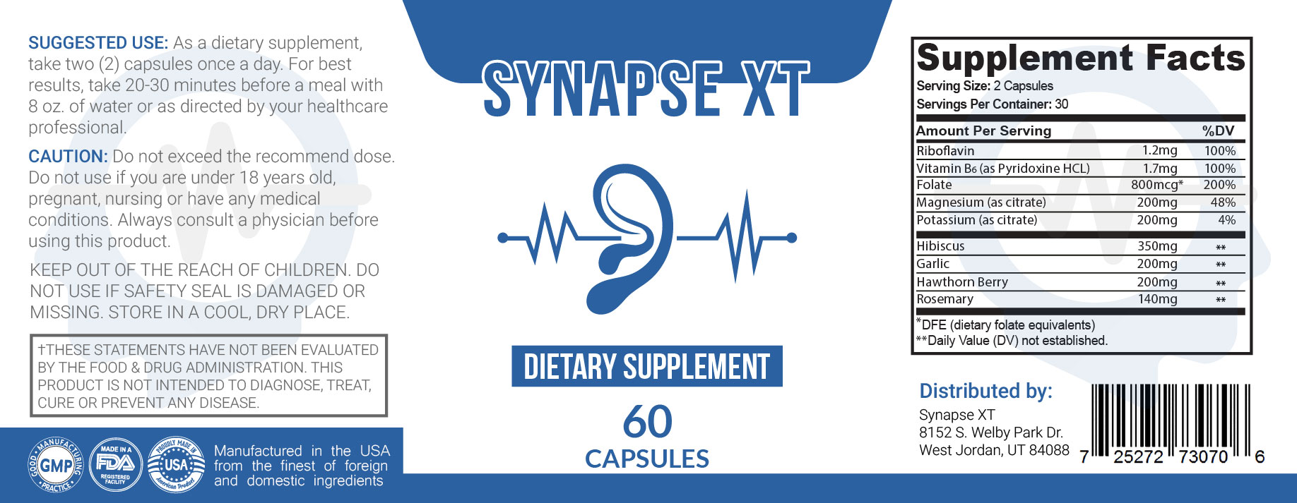 Synapse XT Reviews - New Tinnitus Supplement Ingredients Research
