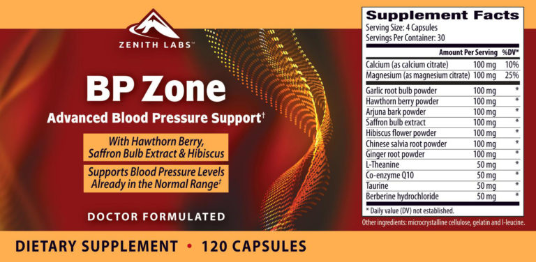 BP Zone Supplement Facts | LiverPhil