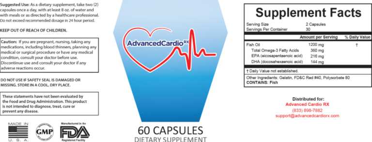 Advanced Cardio RX Reviews | Helps to Prevent Heart Attacks?